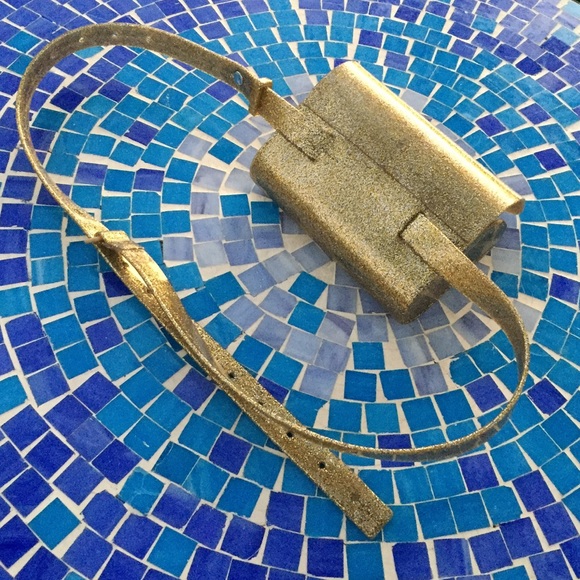 Mel by Melissa | Bags | Rare Melissa Cute Womens Glitter Jelly Belt Bag ...